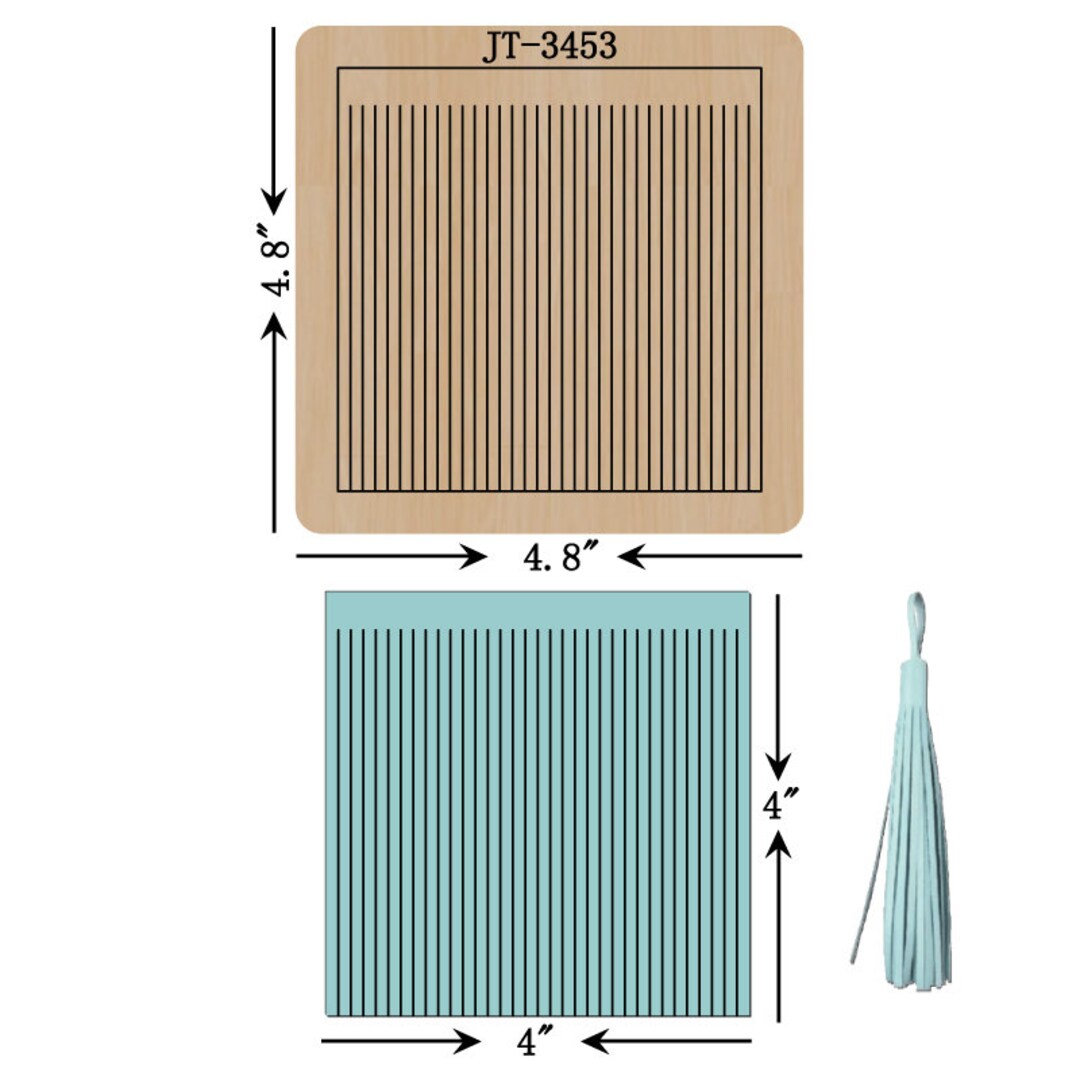 Leather Earring Cutting Die, 4 INCH, 3mm Strip Wide, Tassel Earring Die ...
