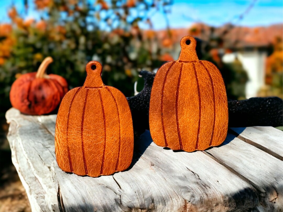 Cut & Emboss Leather Earring Die, 2 INCH, Embossed Pumpkin Earring Die ...