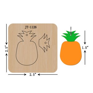 Leather Earring Cutting Die, 1.5 INCH, PINEAPPLE Earring Die, Sizzix Compatible, JT1126 - Etsy