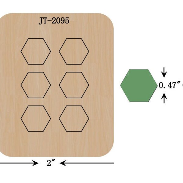 Hexagon Die Cut Paper - Etsy