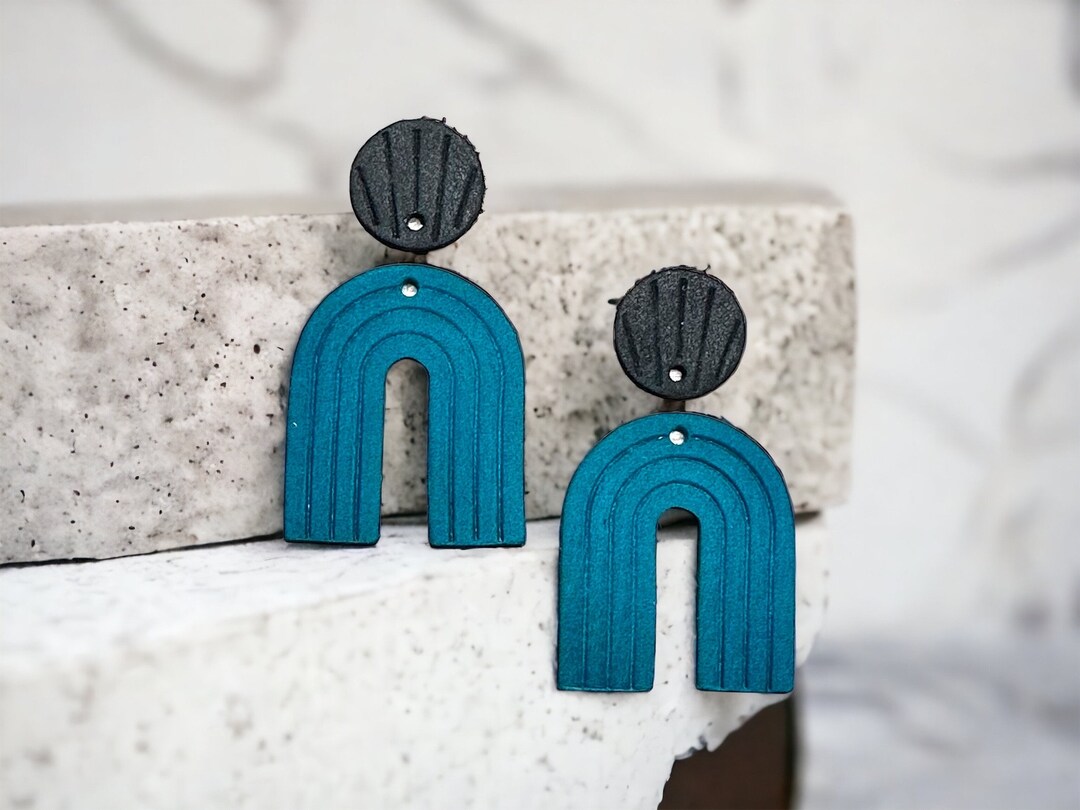 Embossed Arch Leather Earring Die, 2-inch, Sizzix Compatible, JT4193 - Etsy
