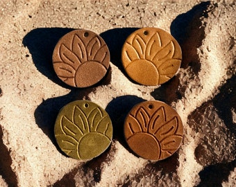 Cut and Emboss Leather Earring Die, 2 INCH, Flowerpot Embossing Die ...
