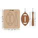 Leather Earring Cutting Die,2-inch, Football, Baseball Bat Earring Die ...
