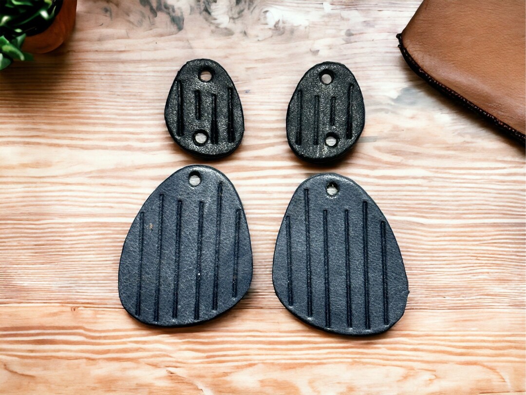 Embossed Pebble Leather Earring Die, 2-inch, Sizzix Compatible, JT4601 ...