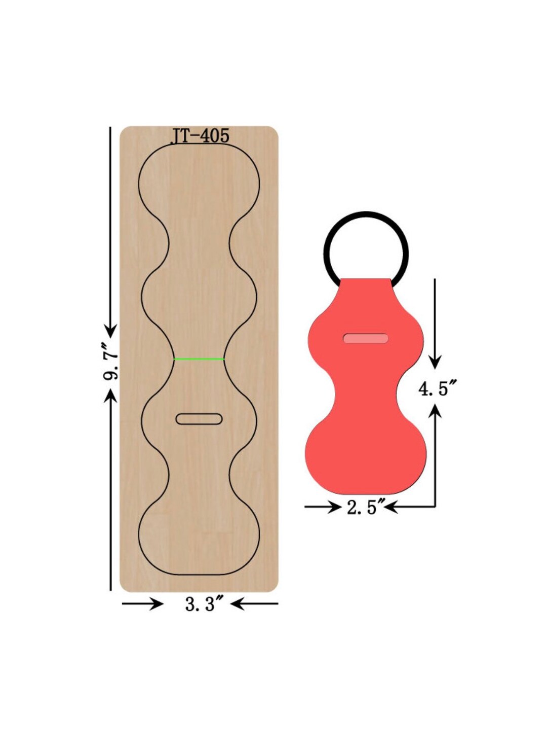 Lip Gloss Holder Cutting Die, 4.5 X 2.5 INCH, Orange Foam, Sizzix ...