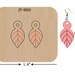 Cut & Emboss Leather Earring Die, 1.5 X 1.3 INCH, Embossed Sunray ...