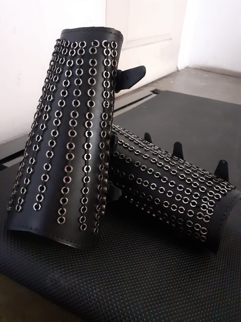 Leather Medieval Braces - Etsy