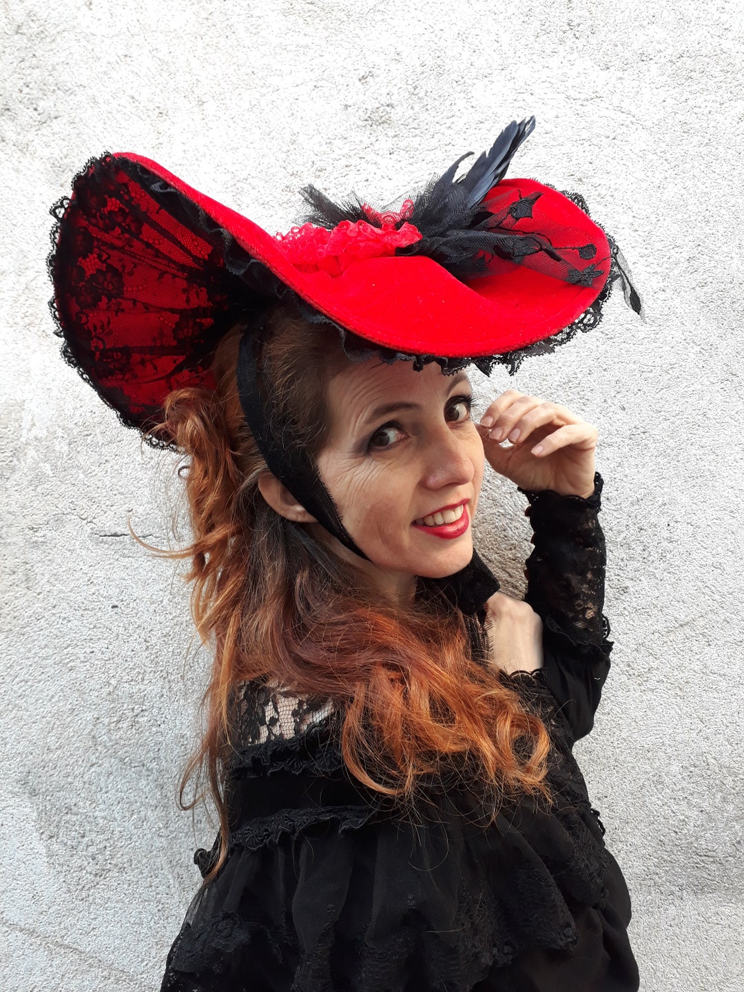 American Red Hat - Etsy