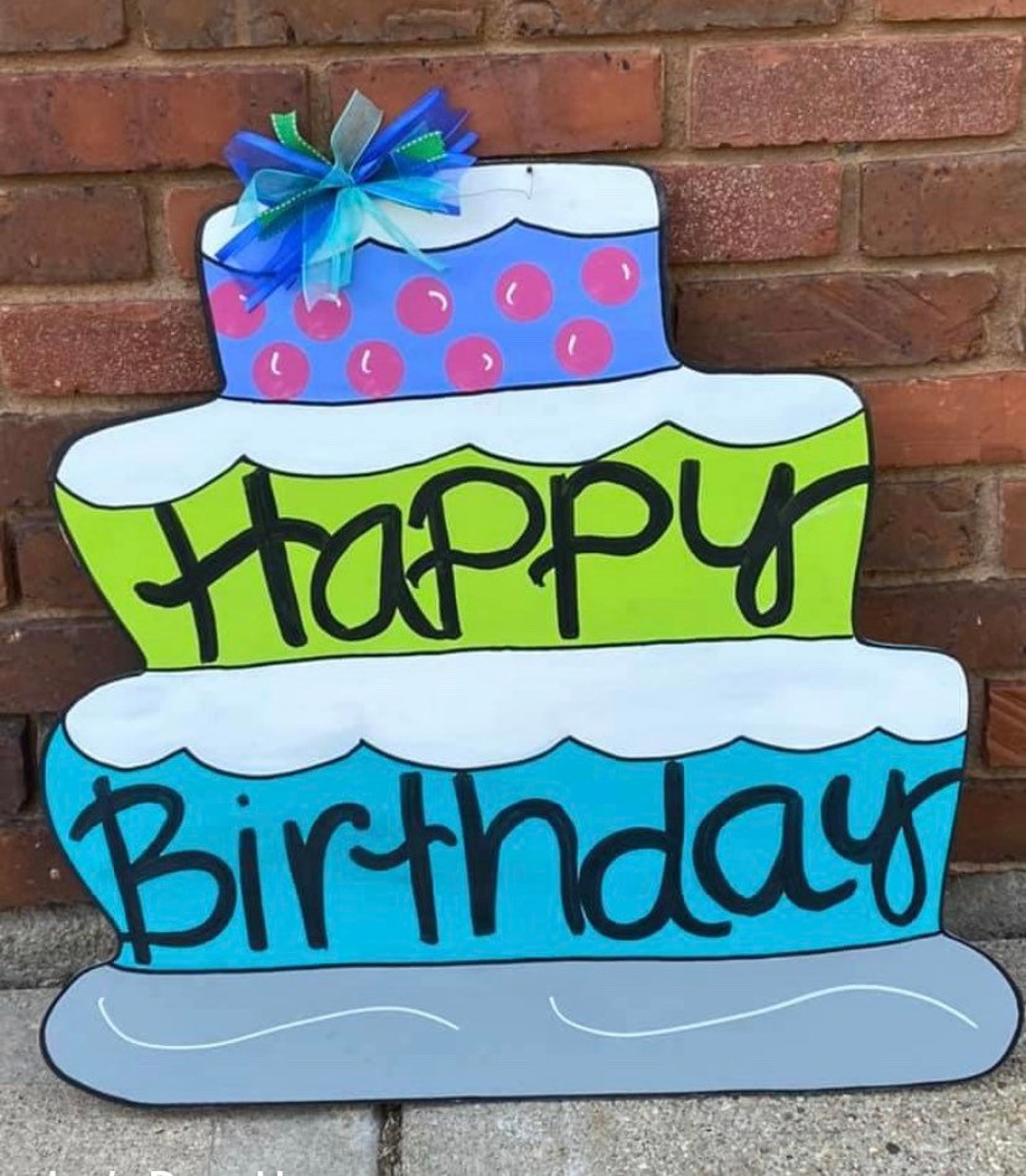 Happy Birthday Door Hanger - Etsy