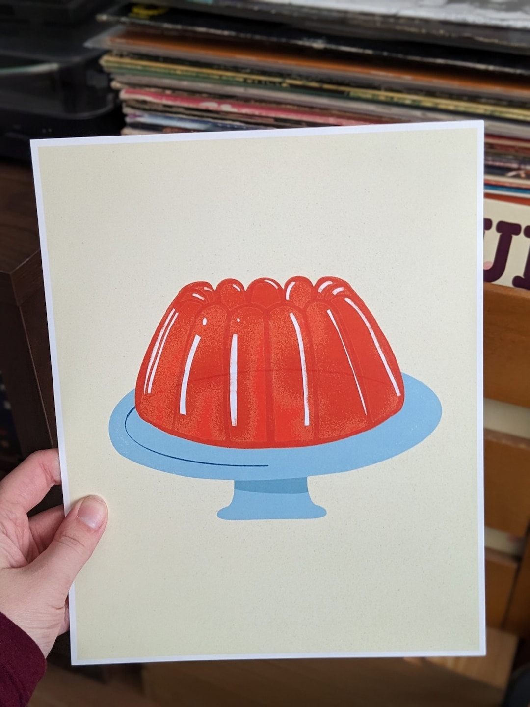 Jello Retro Dessert Art Print 8x10 - Etsy