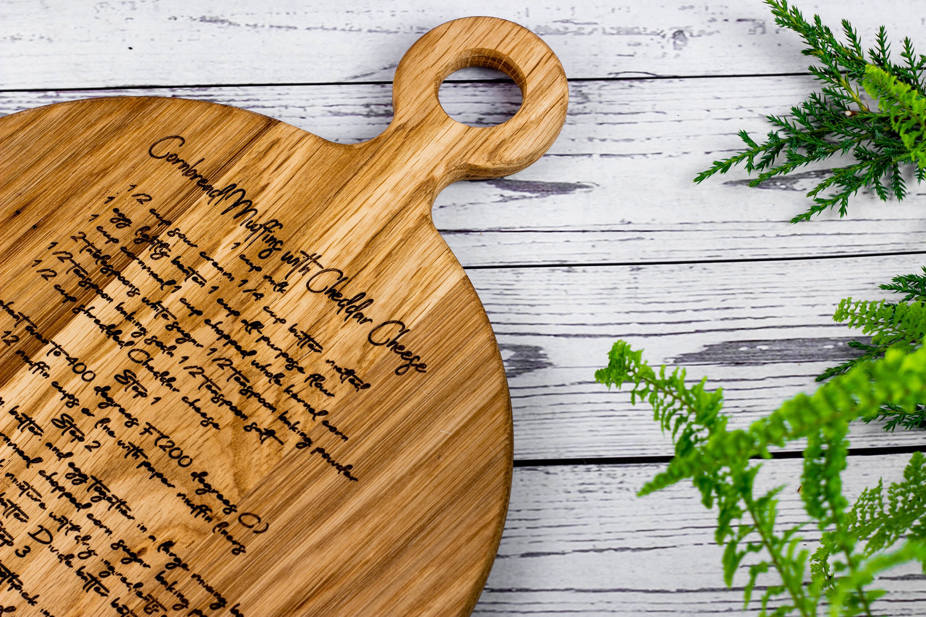 Personalized Recipe Cutting Board, Custom Engraved Board Keepsake ...