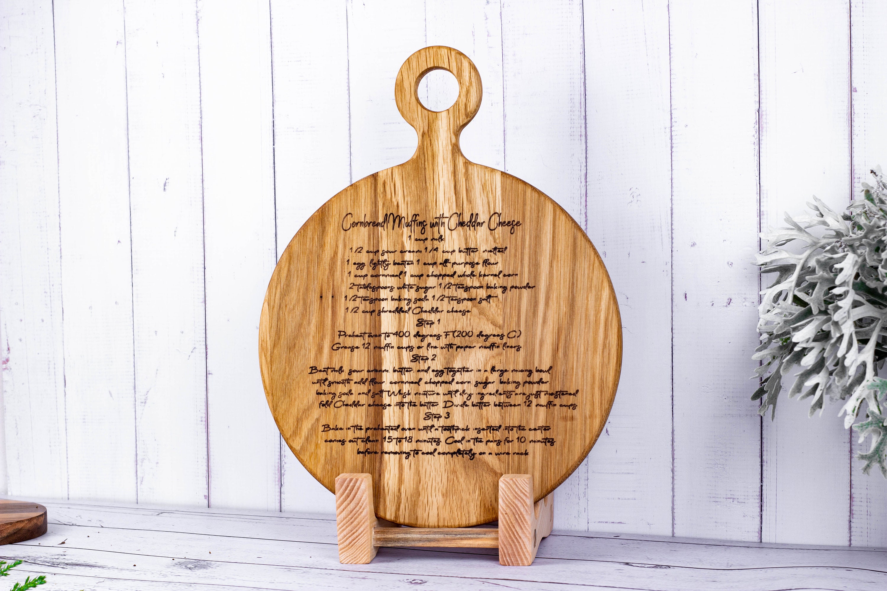 Personalized Recipe Cutting Board, Custom Engraved Board Keepsake ...