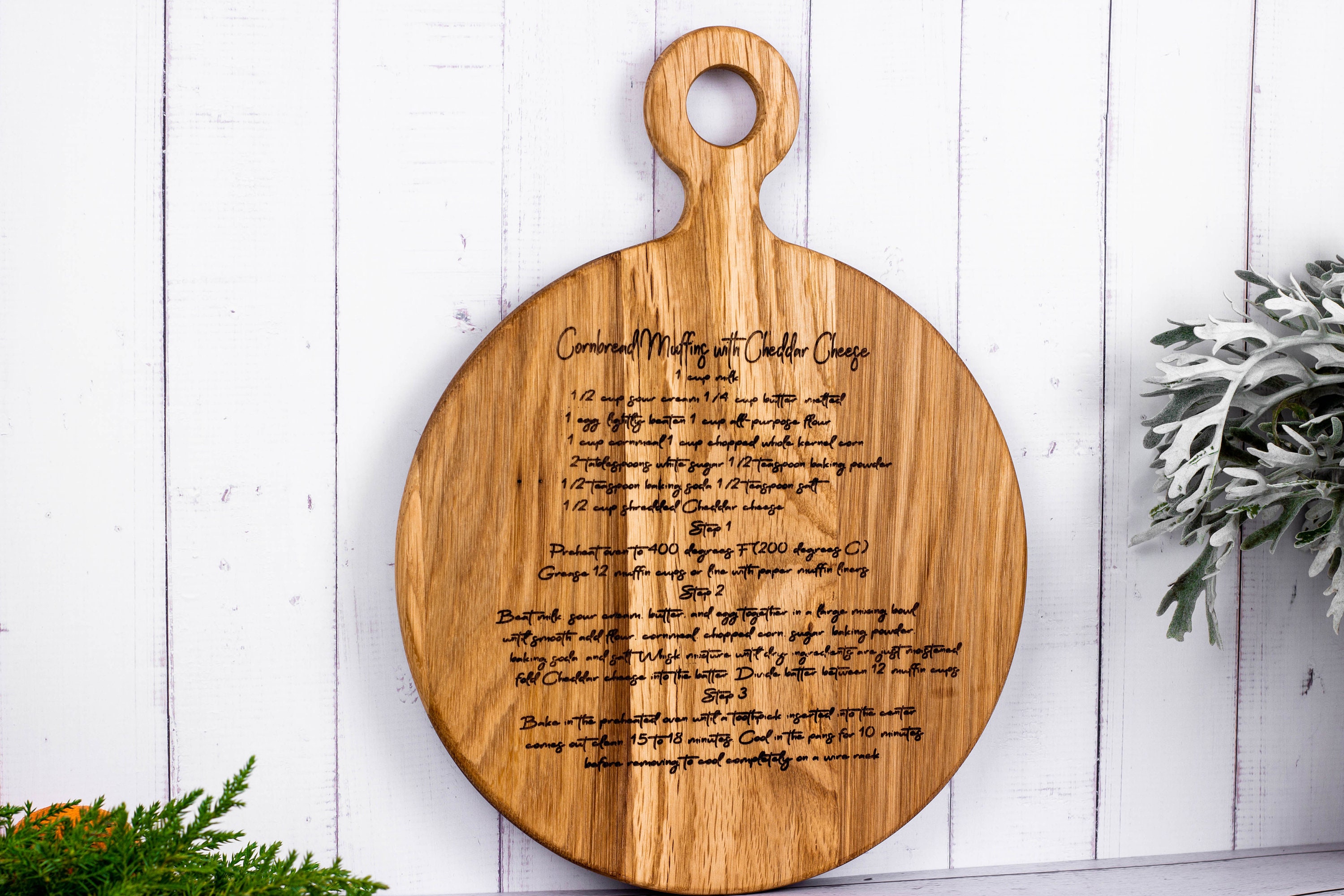 Recipe Cutting Board Custom Engraved Board Keepsake - Etsy