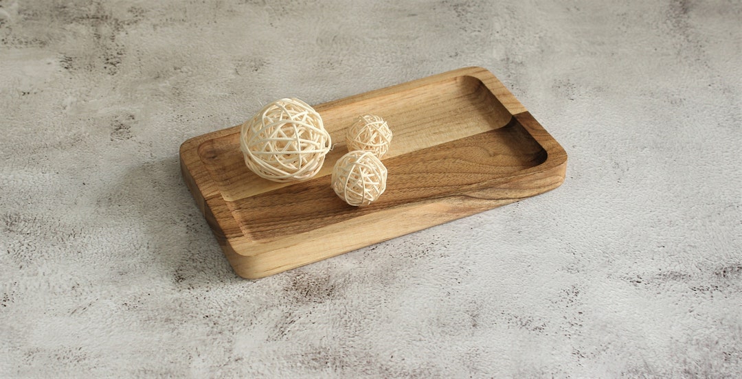 Tray for Autumn Decoration Wood Key Tray Wood Serving Tray - Etsy
