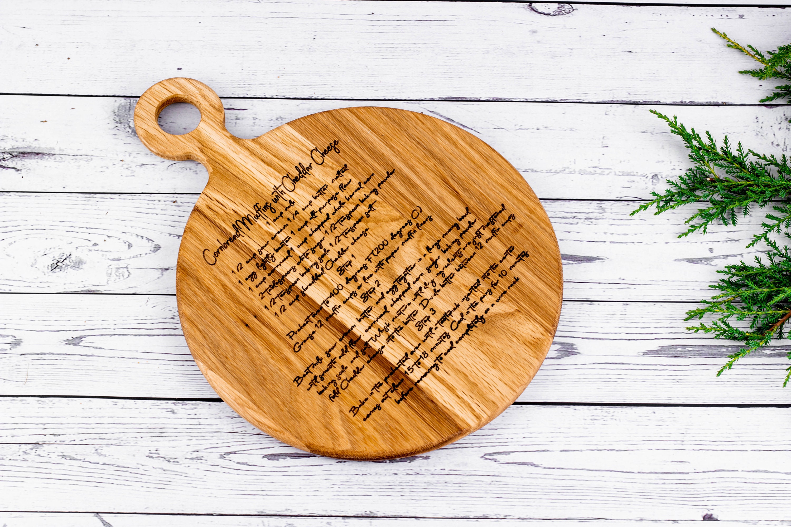 Personalized Recipe Cutting Board, Custom Engraved Board Keepsake ...