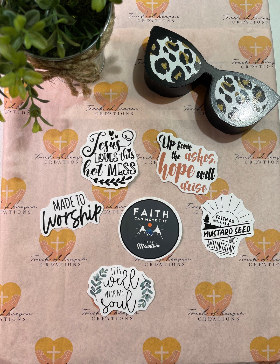 Faith Sticker, Bible Sticker, Christian, Religious, Waterproof Sticker ...