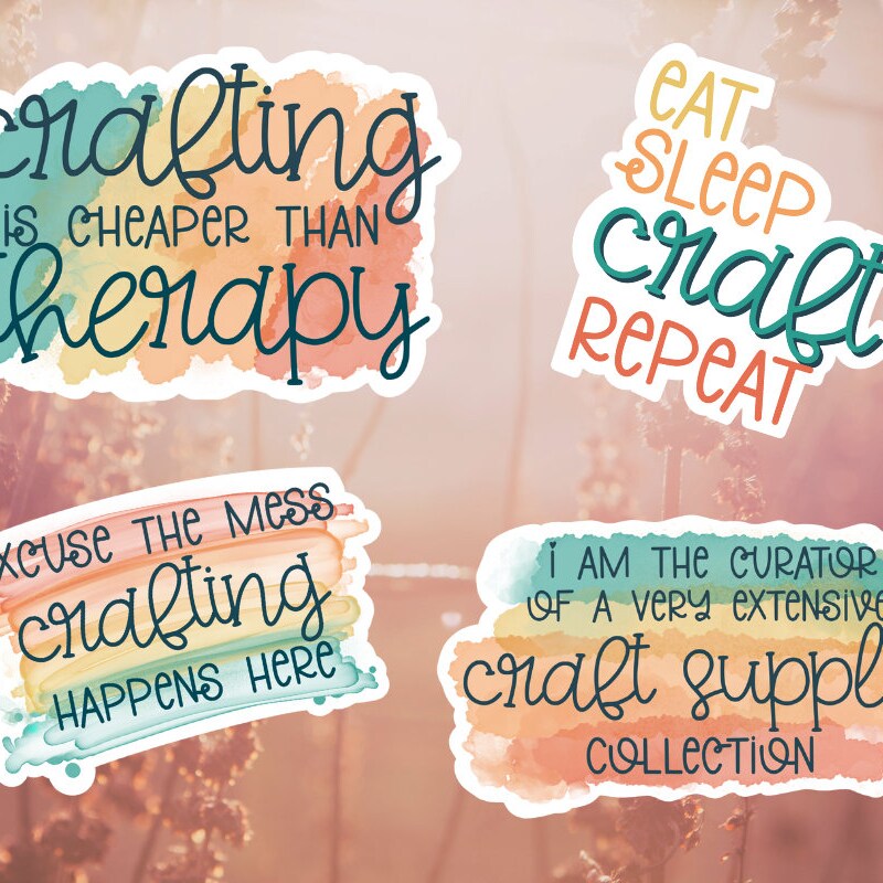 Crafting Stickers - Etsy