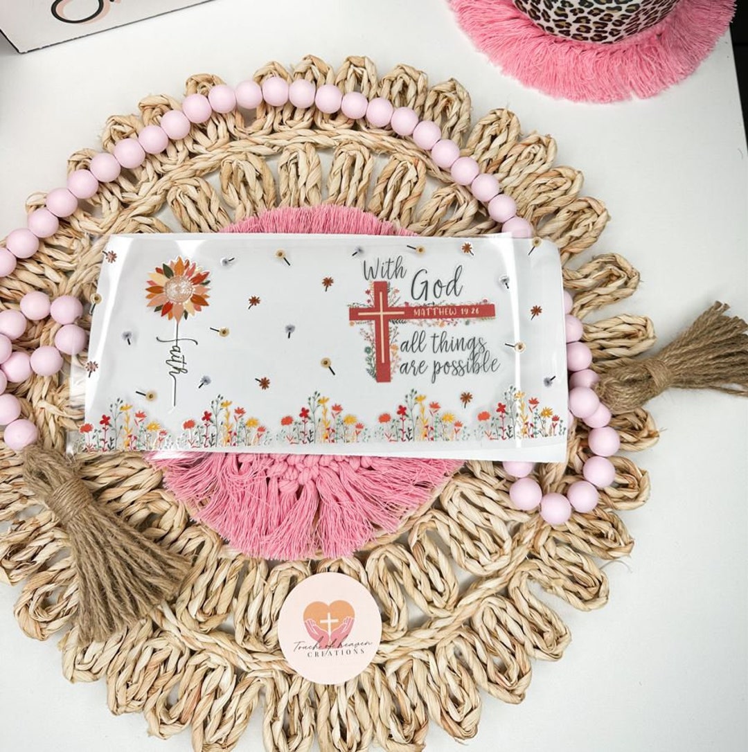 UV DTF Wrap, With God All Things Are Possible, Ready to Press, Uv Dtf ...