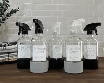 Glass Cleaner Label - Etsy