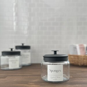 Signature Cleaning Storage Jars | Multiple Sizes | Customizable ...