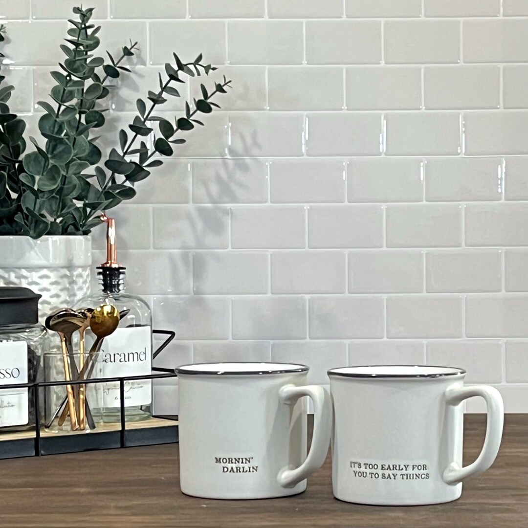 Embossed Coffee Mugs Funny Coffee Mugs 16oz Mug Great Gift Ceramic ...