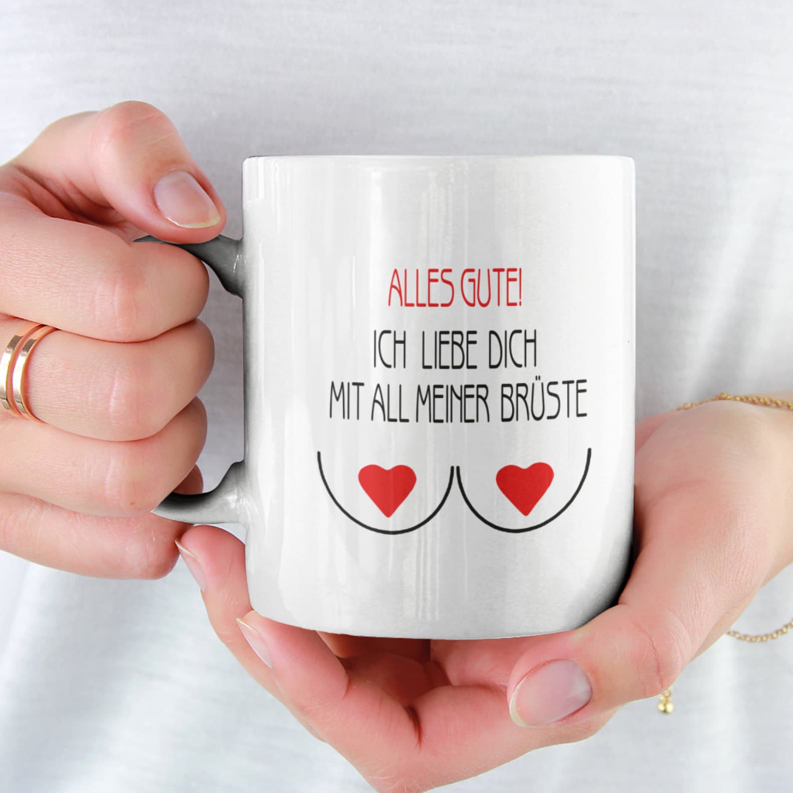 Cup Humor All Good I Love You With My Breasts Gift Humor Love - Etsy