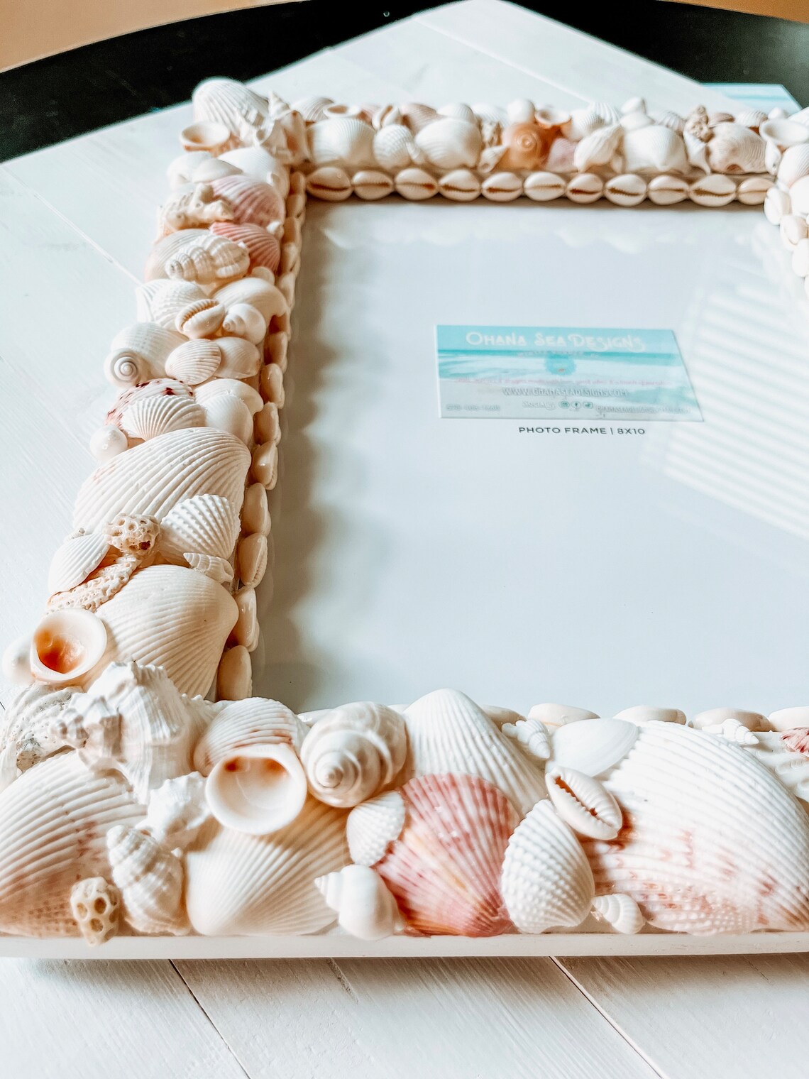 8x10 Sea Shell Picture Frame, Beach House Design, Summer Photo Frame - Etsy