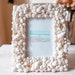 White Shell Picture Frame 4x6, Shell Photo Frame, Beach Frame, Beach ...