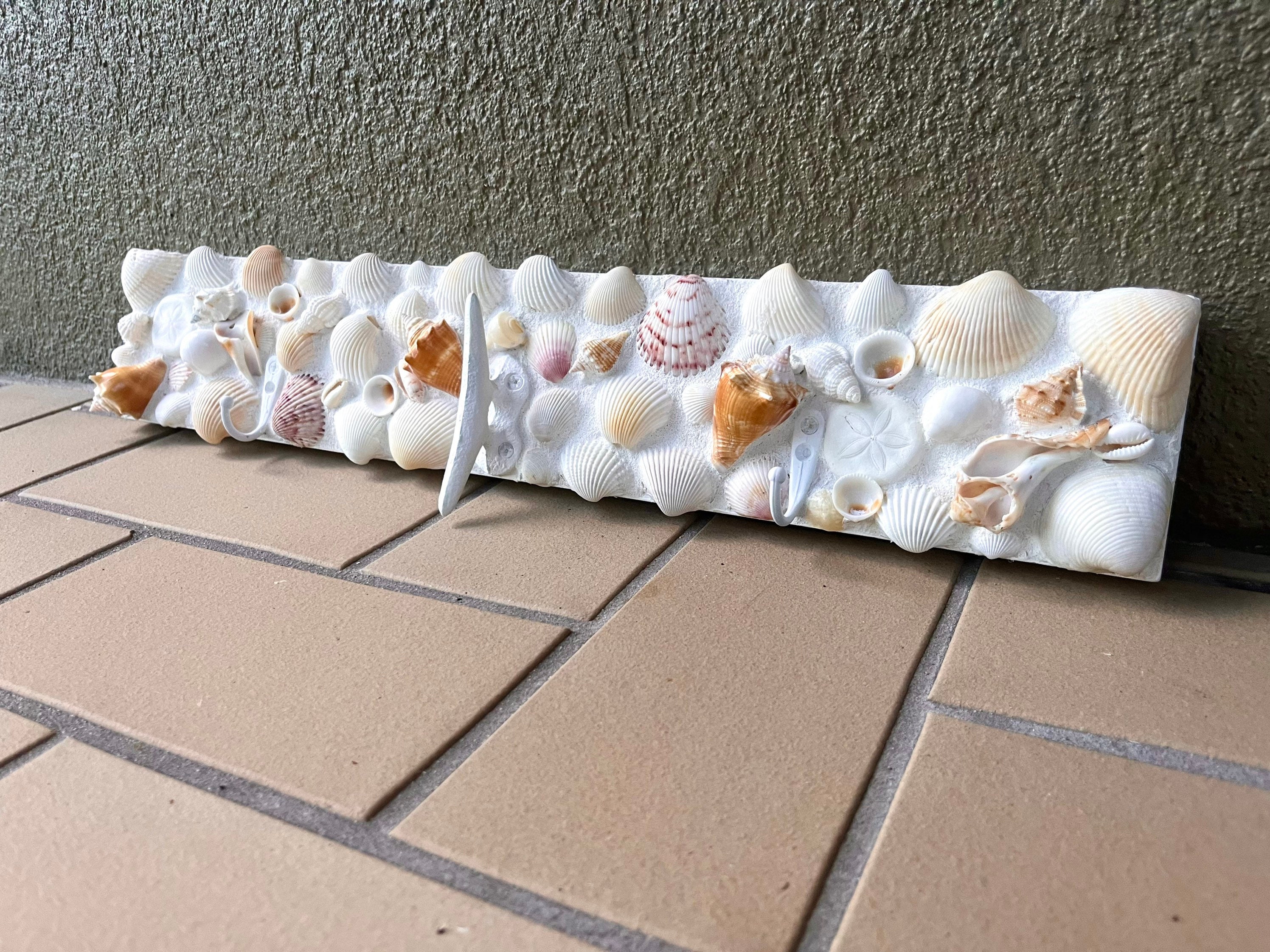Seashell Towel Holder, Towel Wrack Beach Bathroom Decor - Etsy