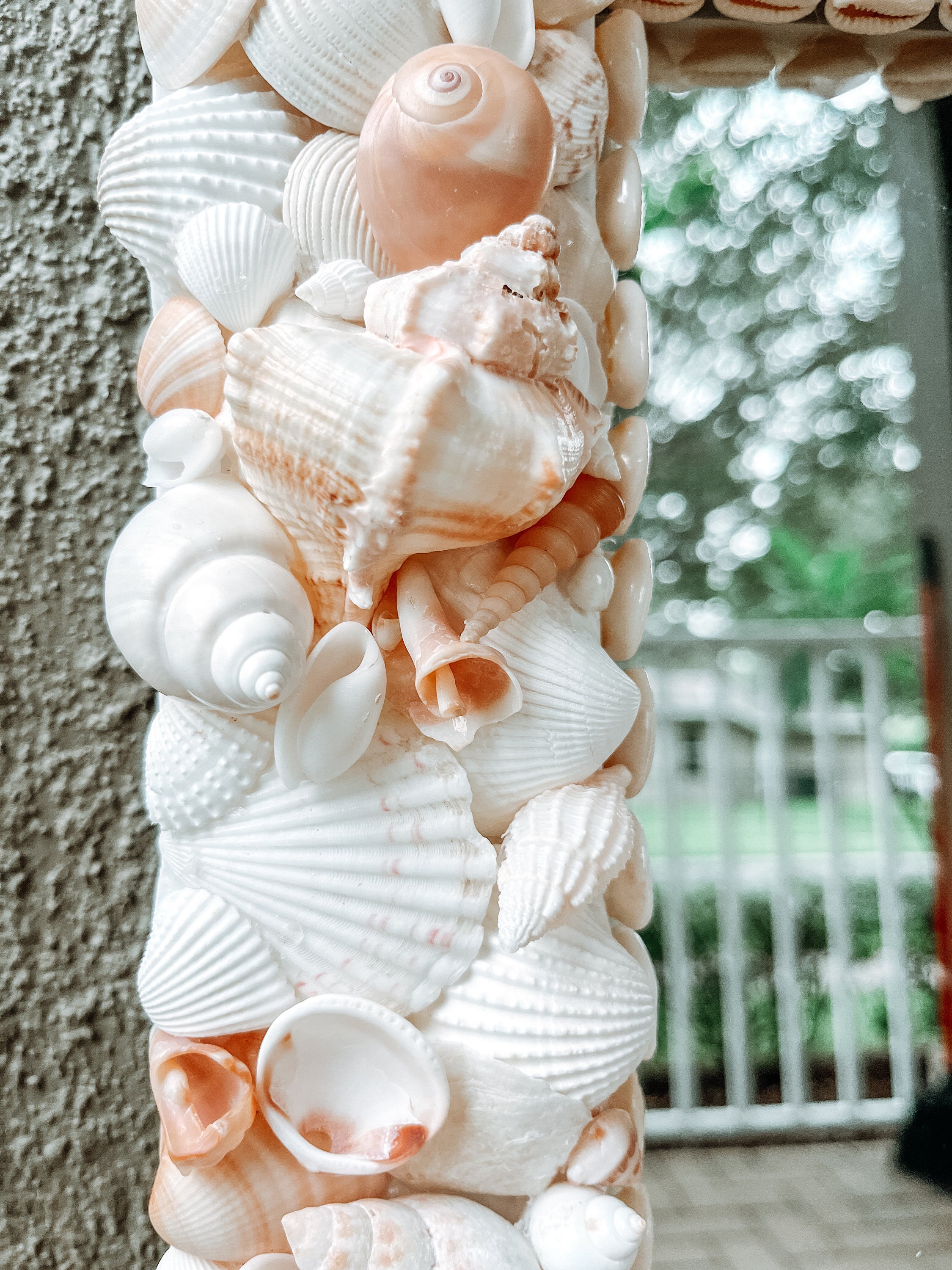 Custom Sea Shell Mirror, Beach Decor, Shell Art, Beach Wall Art, Shell ...