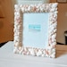 White Seashell Picture Frame, Seashell Decor, 4x6 Picture Frame, Shell ...