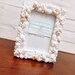 Shell Picture Frame, 4x6 Picture Frame, Beach Picture Frame, Beach ...