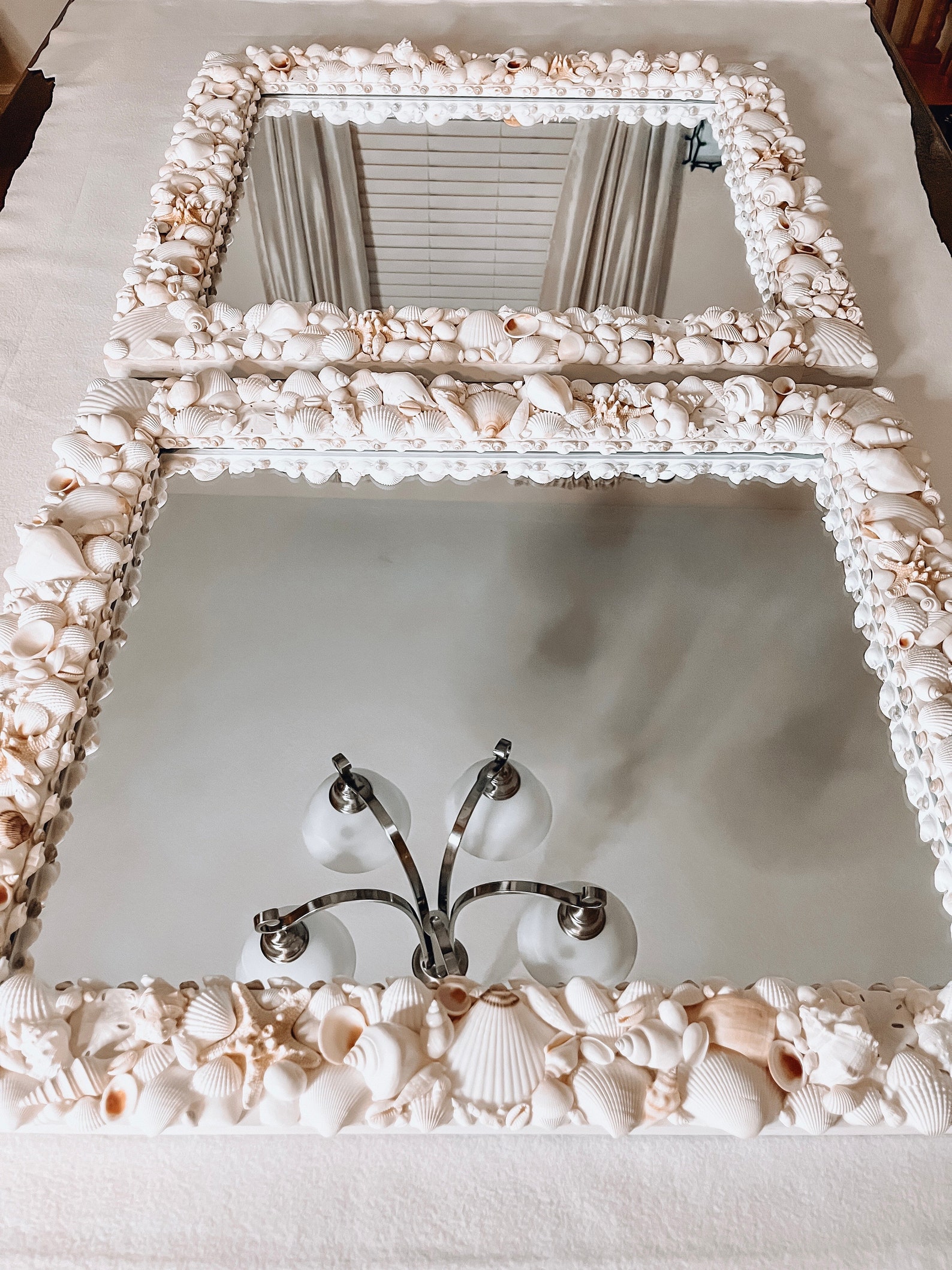 Twin Vanity Mirrors: Coastal Bathroom Decor, His & Hers, Set of 2 ...