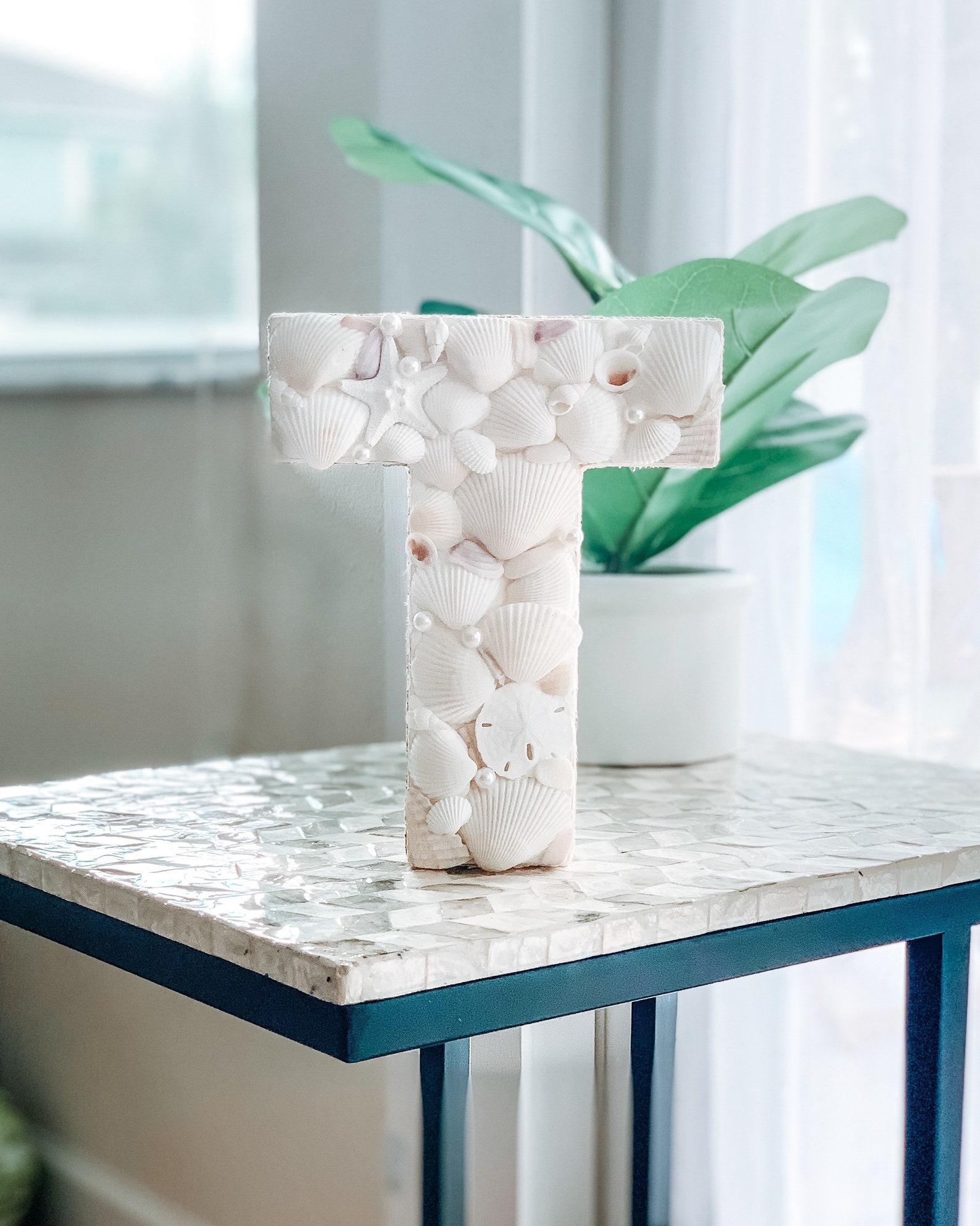 Beach Shell Initial Letters Seashell Name / Letters - Etsy