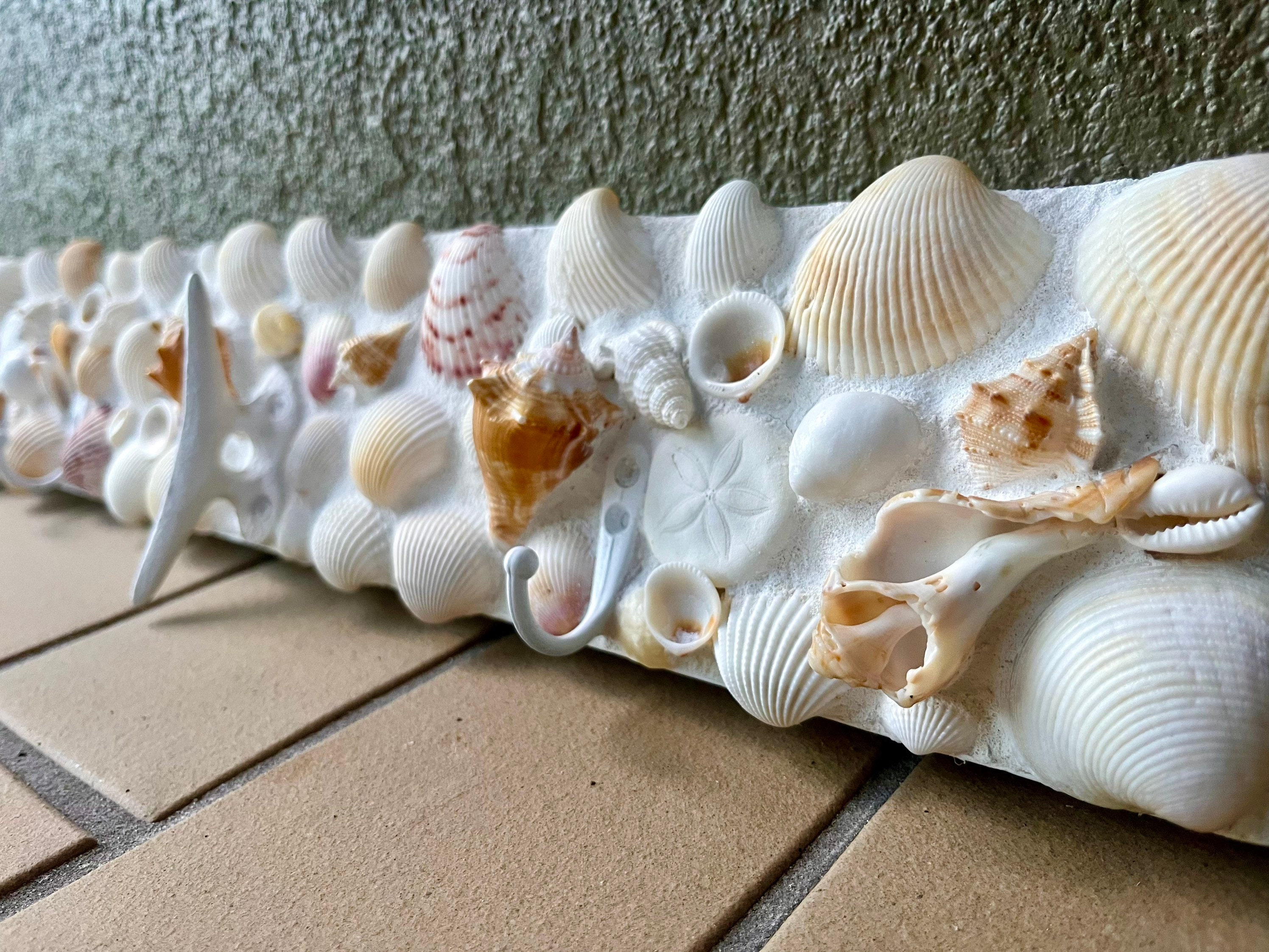 Seashell Towel Holder, Towel Wrack Beach Bathroom Decor - Etsy