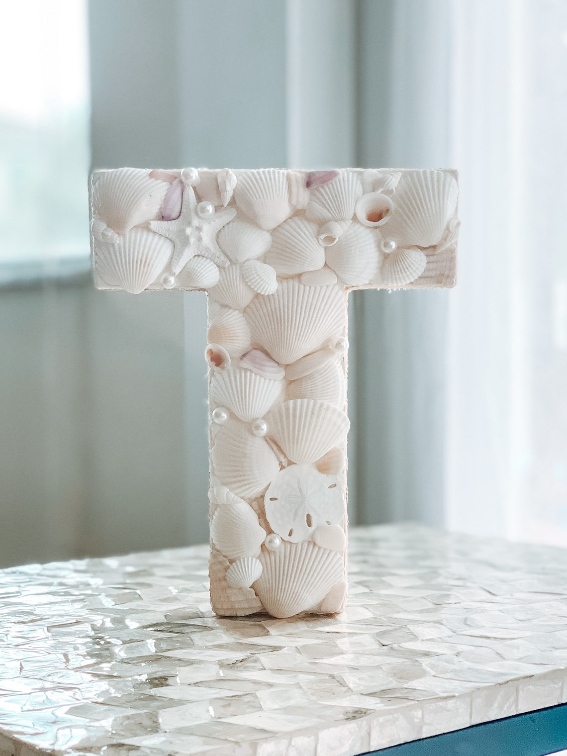 Beach Shell Initial Letters Seashell Name / Letters - Etsy