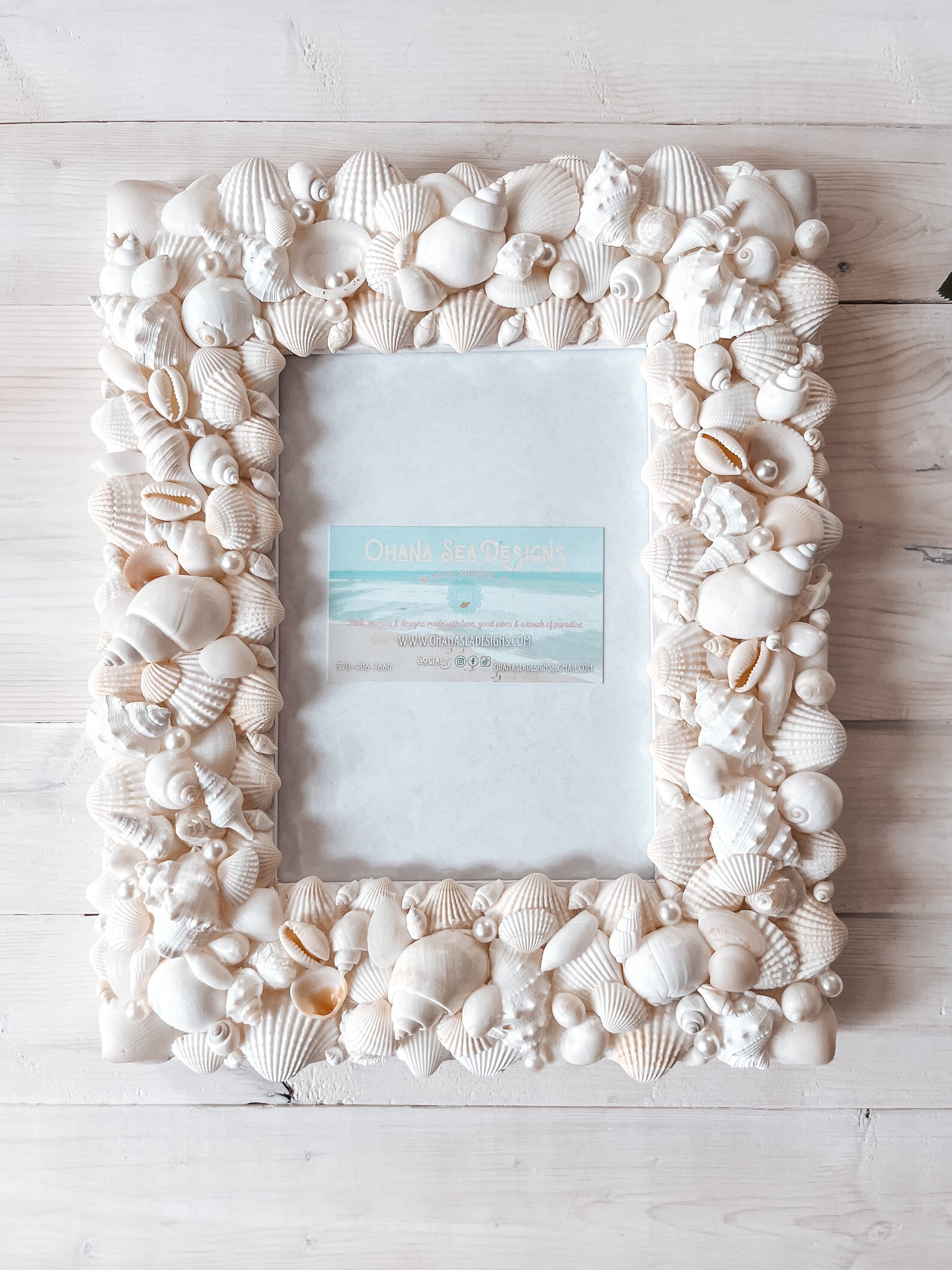 White Shell Picture Frame 4x6, Shell Photo Frame, Beach Frame, Beach ...