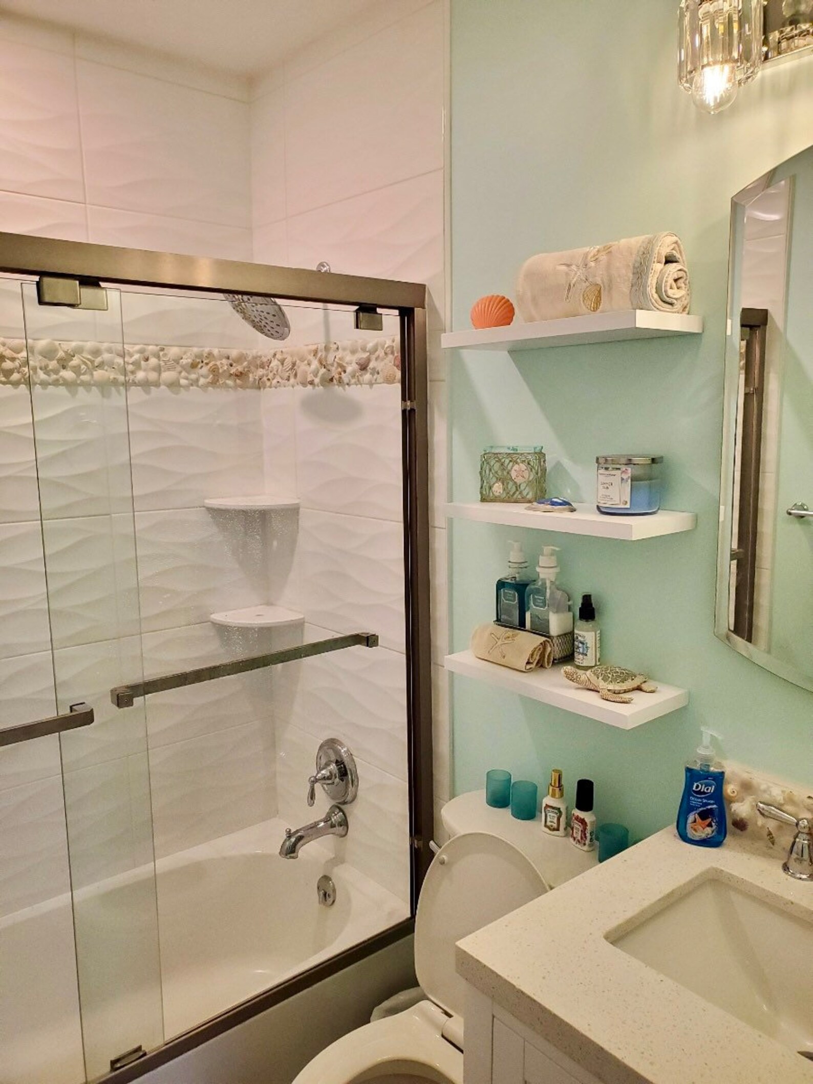 Seashell Coastal Decorative Tiles Custom Deco Tile Shell - Etsy