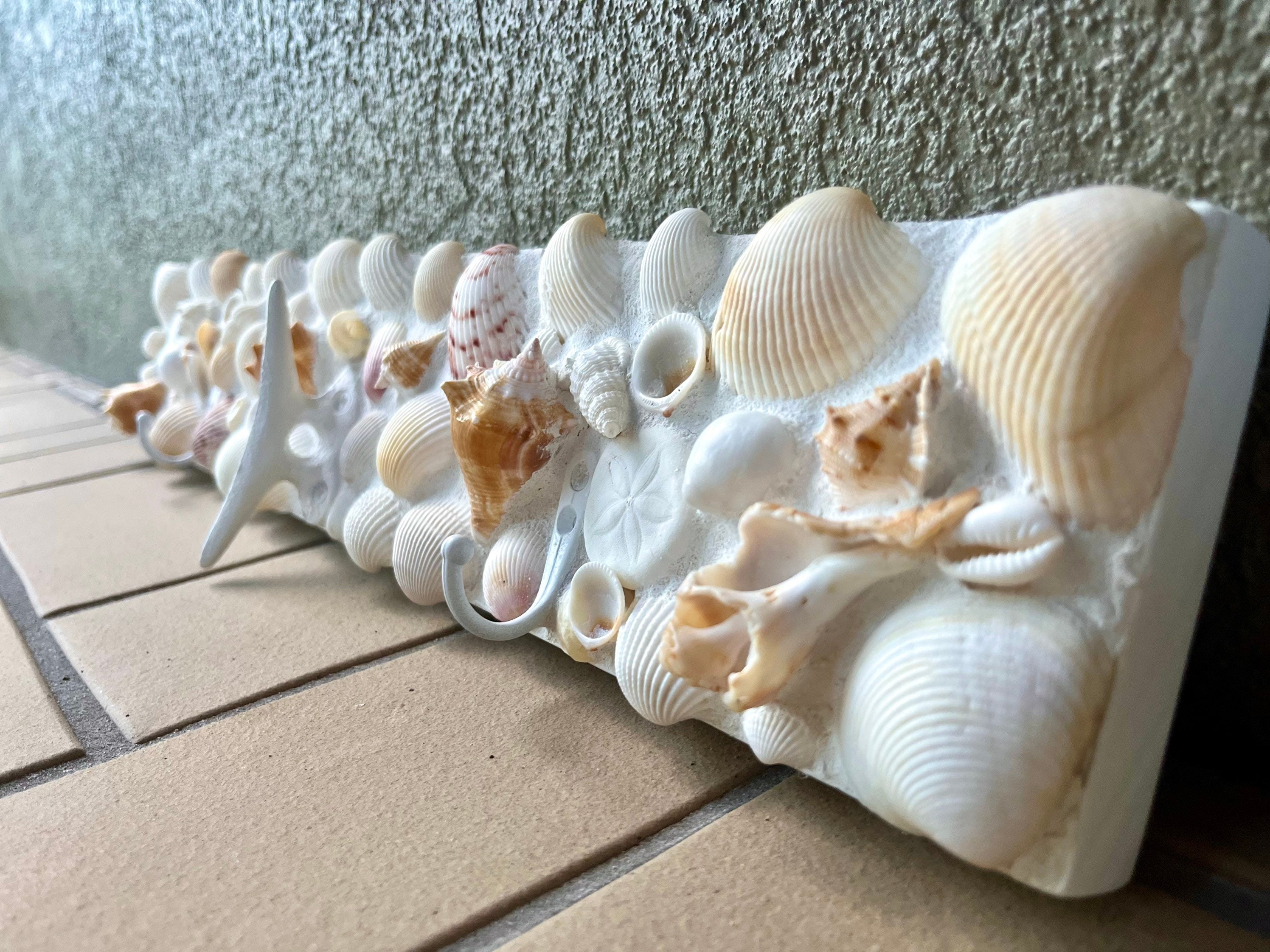 Seashell Towel Holder, Towel Wrack Beach Bathroom Decor - Etsy