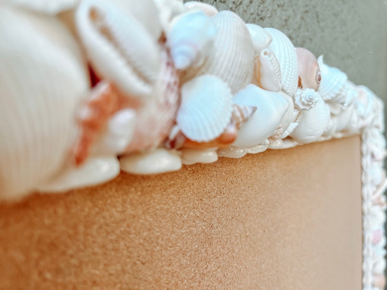 Seashell Pinboard: Custom Beach Decor Bulletin Board - Etsy
