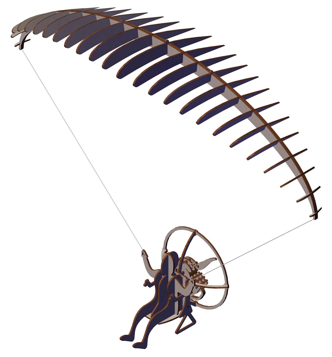 Laser Cut Paramotor DXF Plans, Large Model (digital Download) - Etsy
