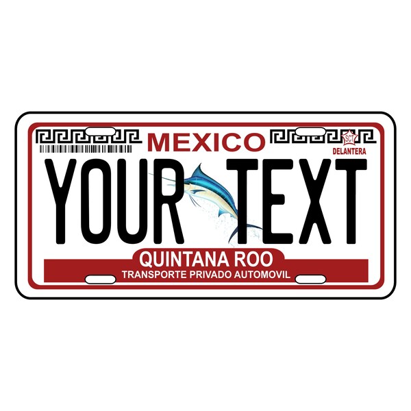 Quintana Roo License Plate - Etsy