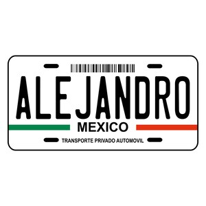 Car Plates From Mexico, License Plate Personalized Mexico, Auto Plates ...