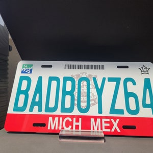 Car Plate Mexico/ Plates Car States of Mexico/ Plates of Michoacan ...