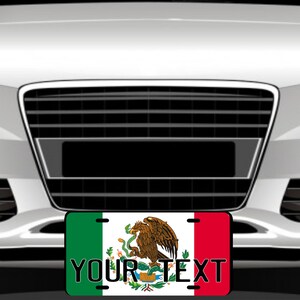 Car Plate Bandera MEXICO, License Plate Mexico, Plates Carro Mexico ...