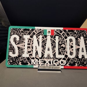 Personalized Auto Plates All States of Mexico, Car Plates States of ...