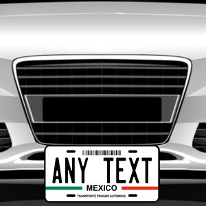 Car Plates From Mexico, License Plate Personalized Mexico, Auto Plates ...