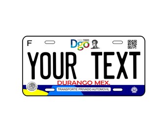 Durango Car Plate - Etsy