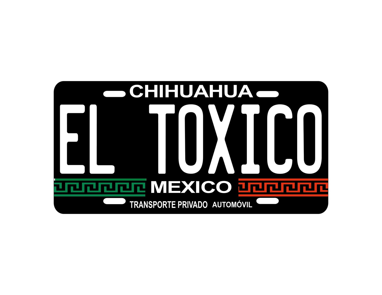 Personalized Plates From Mexico Any Text-any State, Car Plate Mexico ...