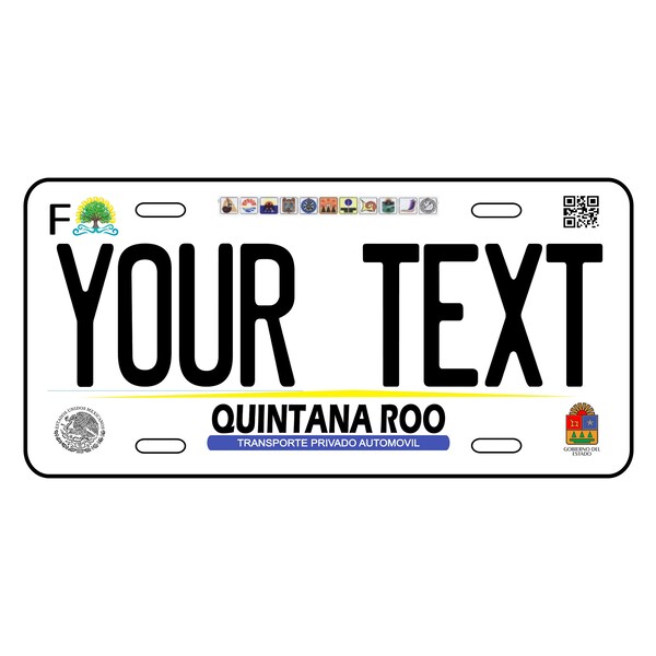 Quintana Roo License Plate - Etsy